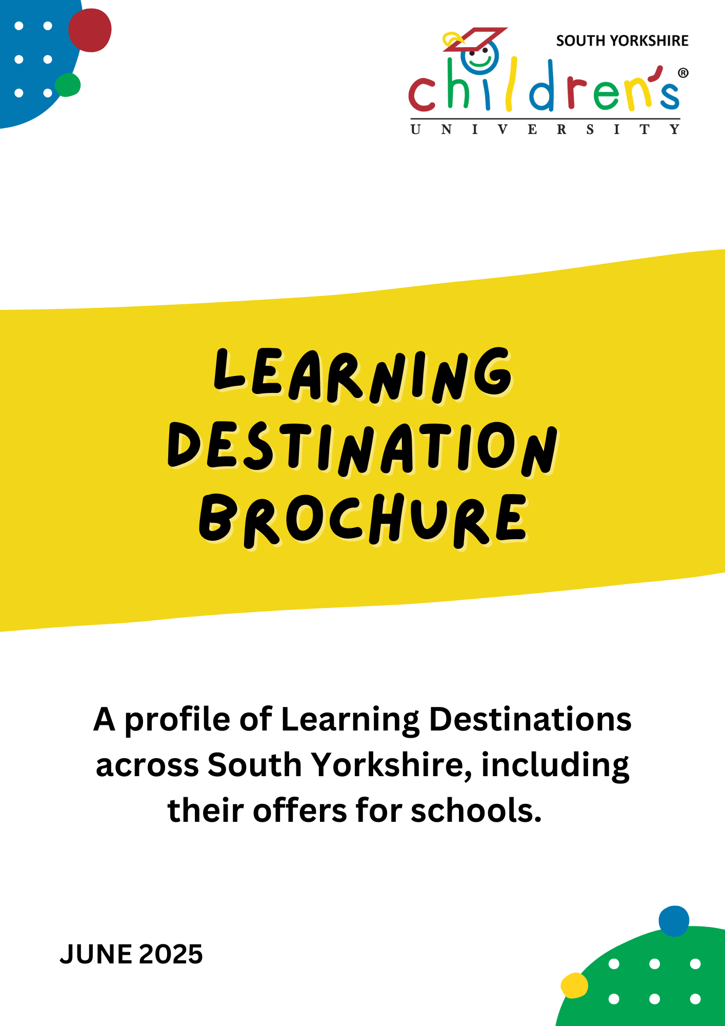 Learning Destination Brochure - offers for CU schools from activity ...